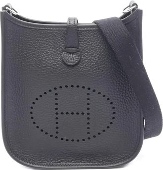 Hermès sac porté épaule Evelyn TPM (2024) - Noir