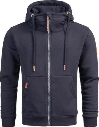 Alessandro Salvarini Sweatjacke ASGeenio mit hohem Kragen