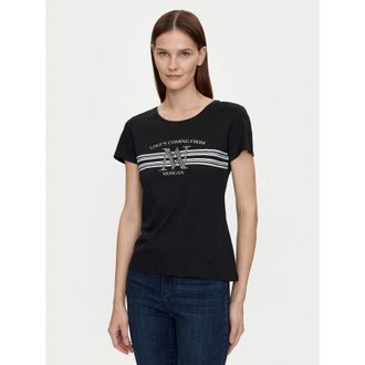 Morgan T-Shirt 241-DONNA Schwarz Regular Fit