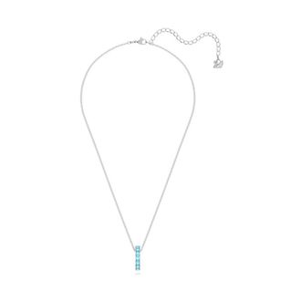 Swarovski Blauer Pav&eacute; Anh&auml;nger Halskette - - Accessories - Damen - Blau - ONE SIZE