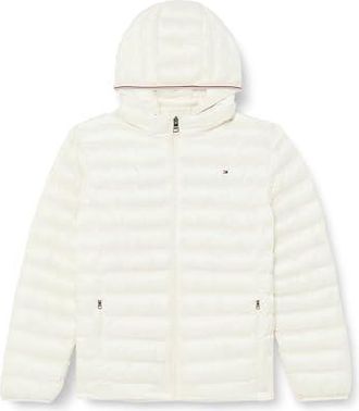Tommy Hilfiger Femme CRV LW PADDED GLOBAL STRIPE JKT, Ancient White, 46