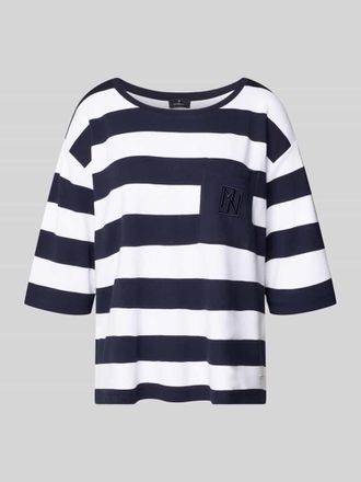 Monari Relaxed Fit Sweatshirt aus Viskose-Mix mit Brusttasche