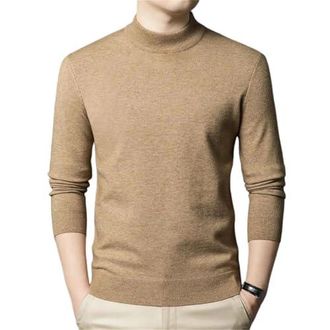 Generic Pull à col rond pour homme - Pull décontracté en tricot polyvalent à manches longues, 600, XXL