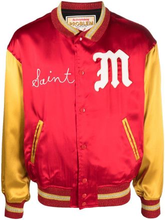 Saint Mxxxxxx veste bomber en satin - Rouge