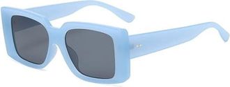Generic Lunettes De Soleil Vintage For Hommes Et Femmes, Style Streetwear, Id&eacute;ales For Le Sport, La Plage, Les Vacances Et Les F&ecirc;tes.(Blue)