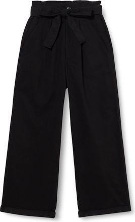 Pinko Damen Rudy Washed Cotton Hose, Z99_Schwarz Limousine, 38