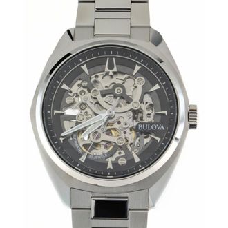 Bulova Femme, Accessoires, Noir, Taille: ONE Size 96A293 - Montre Homme Bulova - Automatique Squelette Surveyor