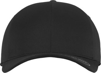 Flexfit Delta Baseball Cap, Unisex Basecap aus Polyester f&uuml;r Damen und Herren, ohne Naht, wasserabweisend, Black, L/XL