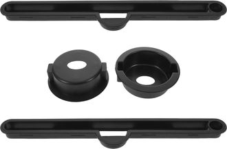 Pretyzoom 2s&auml;tze Becherhalter f&uuml;rs Bett aus Kunststoff mit Kartenf&auml;chern f&uuml;r Laptop-tische Faltbares Schreibtischzubeh&ouml;r f&uuml;r Zuhause und Studentenwohnheim Organ