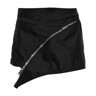 Dsquared2 Kurzer asymmetrischer Rock - - Skirts - Damen - Schwarzk - S