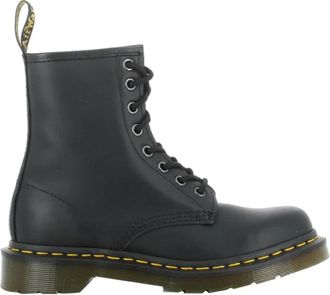Dr. Martens Femme, Chaussures, Noir, Taille: 38 EU 1460 Nappa Lace-up Boot