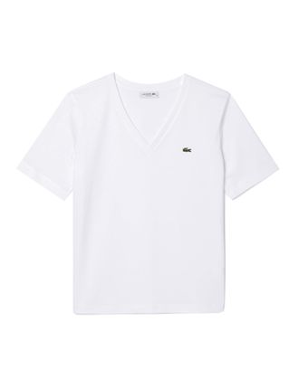 Lacoste Damen T-SHIRT-TF7300-00, Wei&szlig;, 42