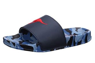 Kangaroos Homme K-Slide Multi Claquettes, DK Navy Camo, 49 EU Étroit