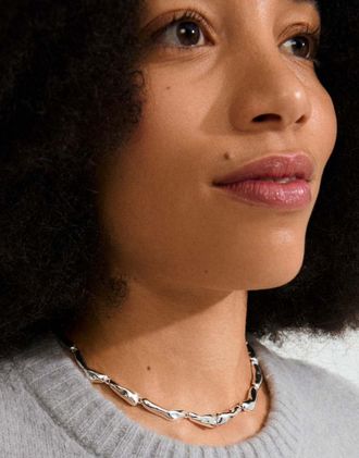 Pilgrim Harrison - Collier en plaqu&eacute; argent-Argent&eacute;