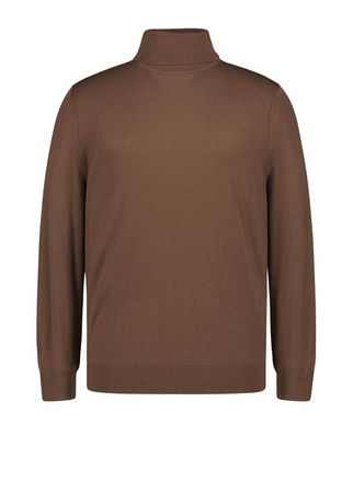 Olymp Herren Pullover braun unifarben