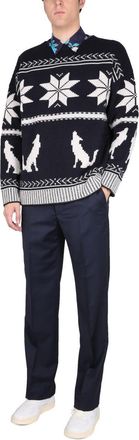 Etro Virgin Wool Sweater - Blue