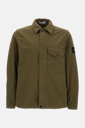 Stone Island Overshirt Mit Rei&szlig;verschluss