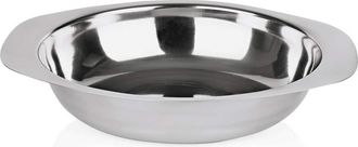 Was 1100 225 Chromnickelstahl Beilagenschale mit Zwei Lappengrifen, 2.00 Ltr, &Oslash; 22.5 cm, 5.0 cm H&ouml;he