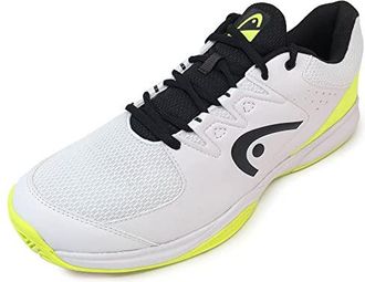Head Mixte Grid Chaussure de Squash, Jaune Blanc, 42.5 EU