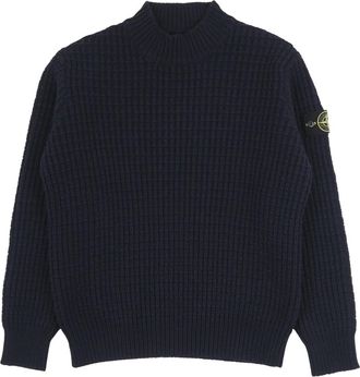 Stone Island Homme, Pulls, Bleu, Taille: L Maille ras du cou
