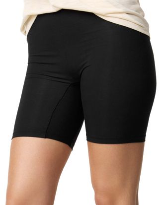 Nur Die Reibungslos Shorts Radlerhose Radler Kurze Leggings Unterziehhose Hose unter Kleid Rock Unterhose mit Bein Damen, Schwarz, XXL