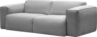 Studio Copenhagen home24 2-Sitzer Sofa Grau Webstoff Saia 220 x 71 x 102cm Modern