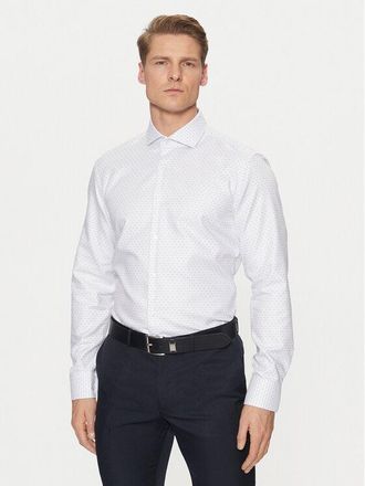 HUGO BOSS Hemd 50533039 Wei&szlig; Slim Fit