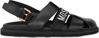 Moschino Homme, Chaussures, Noir, Taille: 44 EU Sandalo Adrian