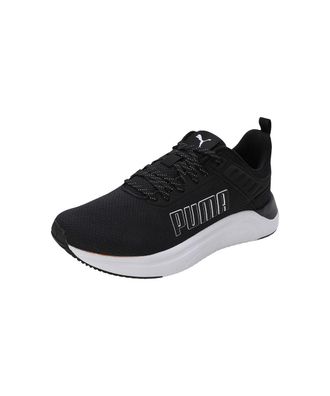 Puma Unisex SOFTRIDE Astro T Stra&szlig;en-Laufschuh, Schwarz Wei&szlig;, 44.5 EU