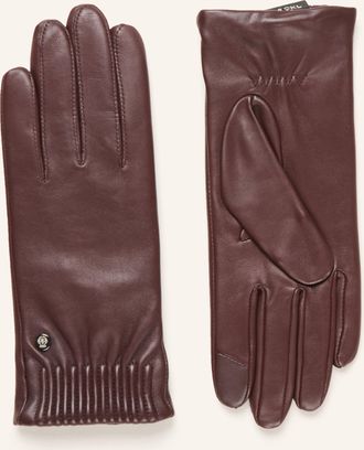 Roeckl Lederhandschuhe Arizona Mit Touchscreen-Funktion rot