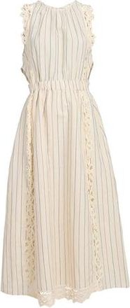 Louise Misha Robe longue Ariane en coton et lin