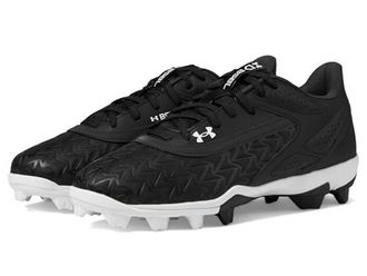 Under Armour Leadoff Low RM 3.0 Baskets à Crampons pour Homme, (001) Noir/Noir/Blanc, 49.5 EU