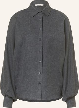 SoSUE Sosue Hemdbluse Antonia Aus Flanell grau