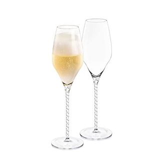 Wilmax England Verres &agrave; champagne Wilmax, lot de 2-300 ml - Verres &agrave; champagne - Verres &agrave; boire pour mariage, f&ecirc;tes, anniversaires - Coupes &agrave; champagne - Verres &agrave; vi