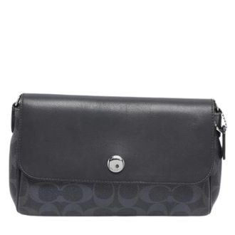Coach Pre-owned Canvas Schultertasche - - Pre-owned - Damen - Schwarzk - ONE SIZE