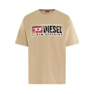 Diesel Beige T-Norm-T6 T-Shirt - - Tops - Herren - Beige - L