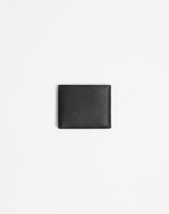 Valentino Garavani Leather Bifold Wallet - Black