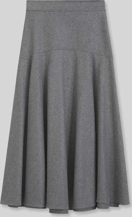 HUGO BOSS Maxirock aus Wolle mit Taillenpasse