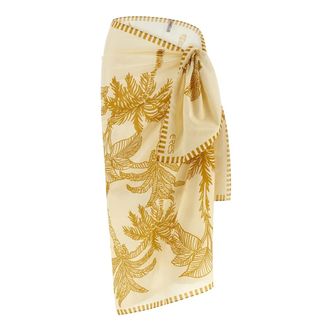 Eres Eres, Femme, Maillots de bain, Beige, Taille: ONE Size Jungle Sarong