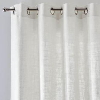 La Redoute Interieurs Rideau &Agrave; OEillets 50% Polyester Recycl&eacute; Harvey