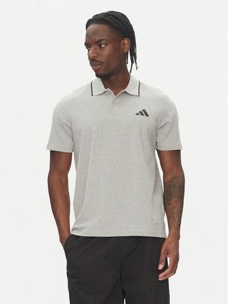 adidas Poloshirt Essentials Small Logo JE9022 Grau Regular Fit