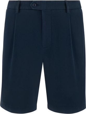 Boggi Milano Homme, Shorts, Bleu, Taille: 4XL Bermuda Stretch Coton et Tencel