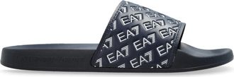 Emporio Armani Blaue Flip Flops & Slider f&uuml;r M&auml;nner - - Shoes - Herren - Blau - 43 EU