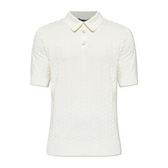 Dolce & Gabbana Seidenpolohemd - - Tops - Herren - Beige - L