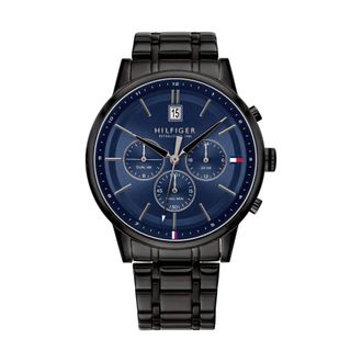 Tommy Hilfiger Kyle Uhr - - Accessories - Herren - Schwarzk - ONE SIZE
