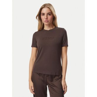 Guess T-Shirt O6GI00 KBF92 Braun Regular Fit