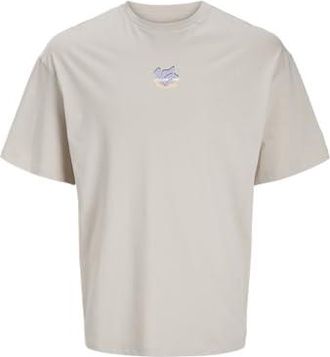 Jack & Jones Jack & Jones Jjeames Tee SS Crew Neck, Beige Clair, L