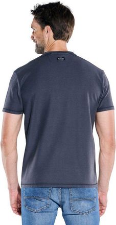 Engbers T-Shirt Herren T-Shirt strukturiert, Saphirblau