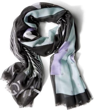 Cecil B572645 TOS_Foil Print &Eacute;charpe, Noir, A Femmes