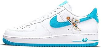 Nike Air Force 1 par Nike : Space Jam x Cuir Blanc, Bleu/blanc, 10.5
